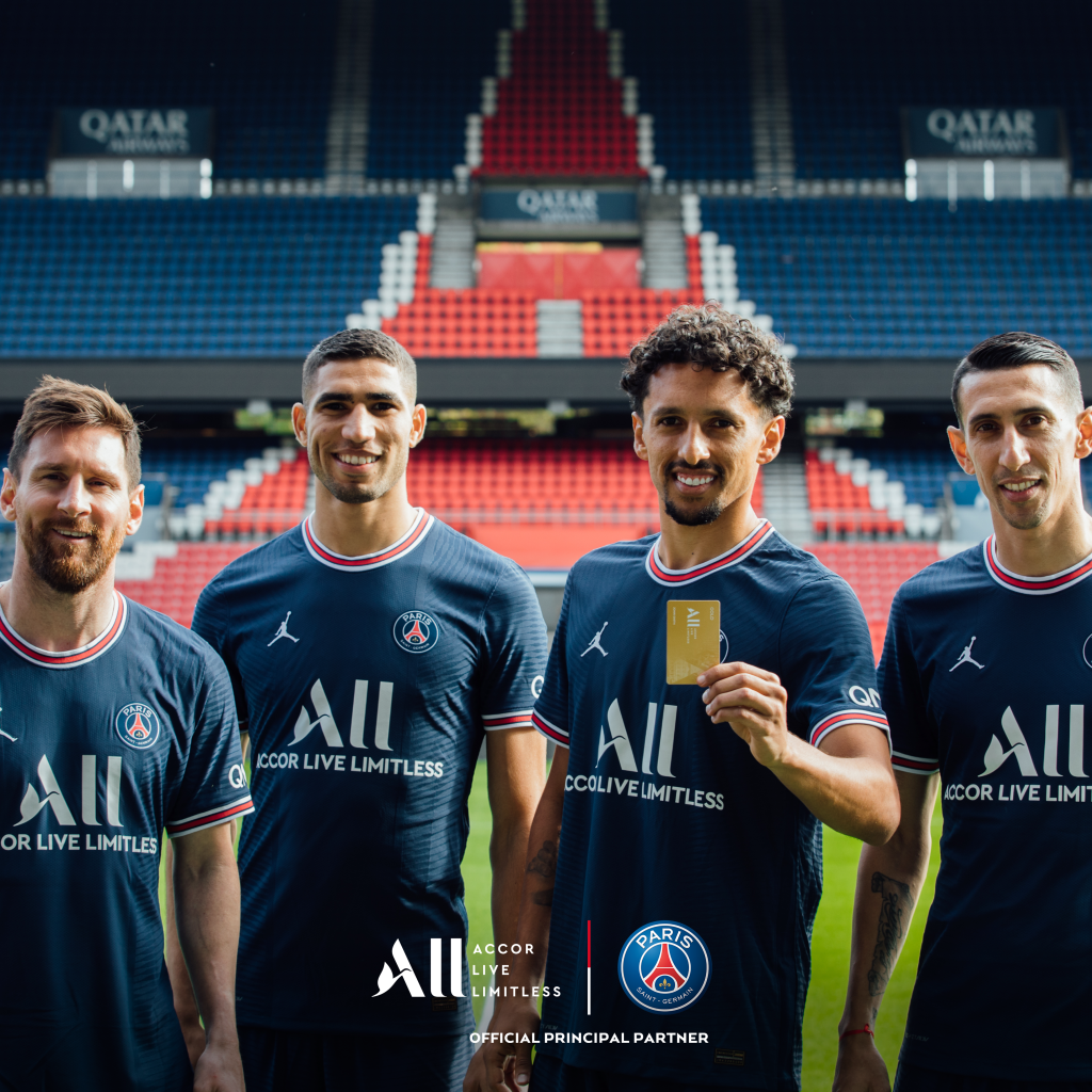 Accor lanzó una nueva campaña publicitaria con el Paris Saint-Germain ...