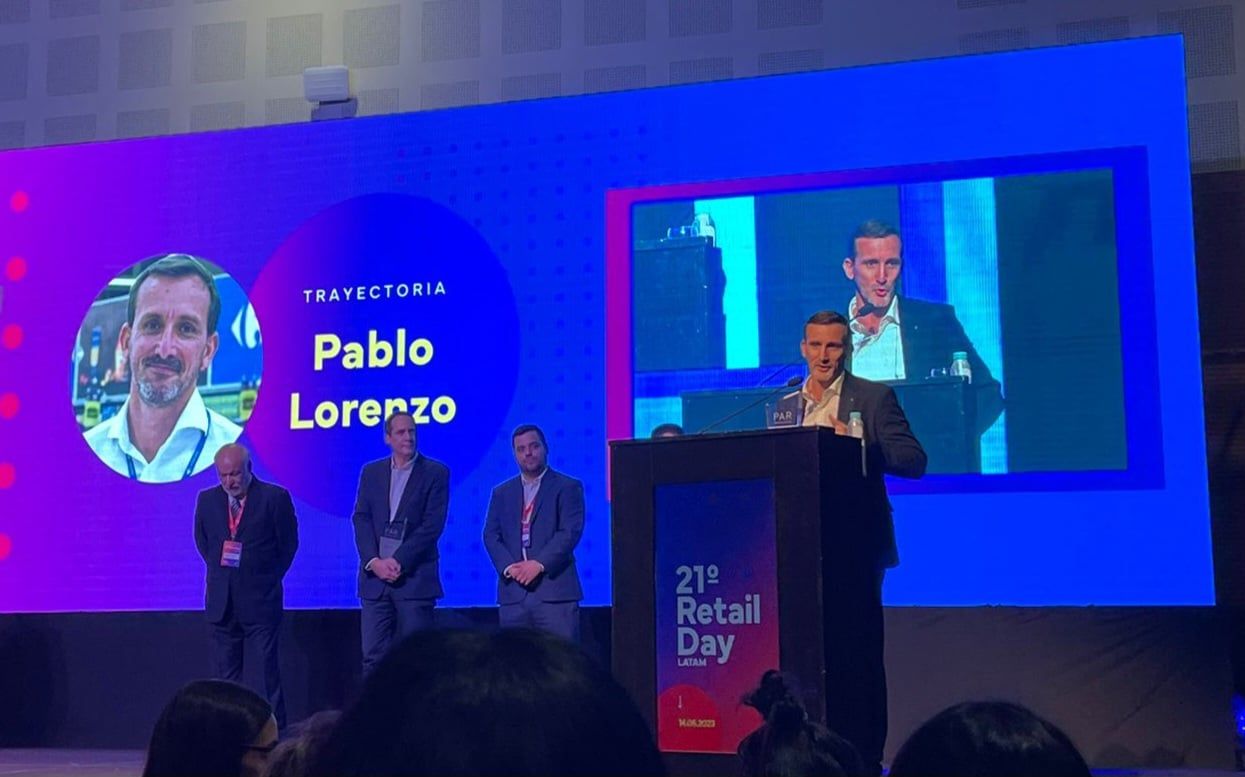 Pablo Lorenzo, CEO de Carrefour Argentina, premiado durante Retail Day ...