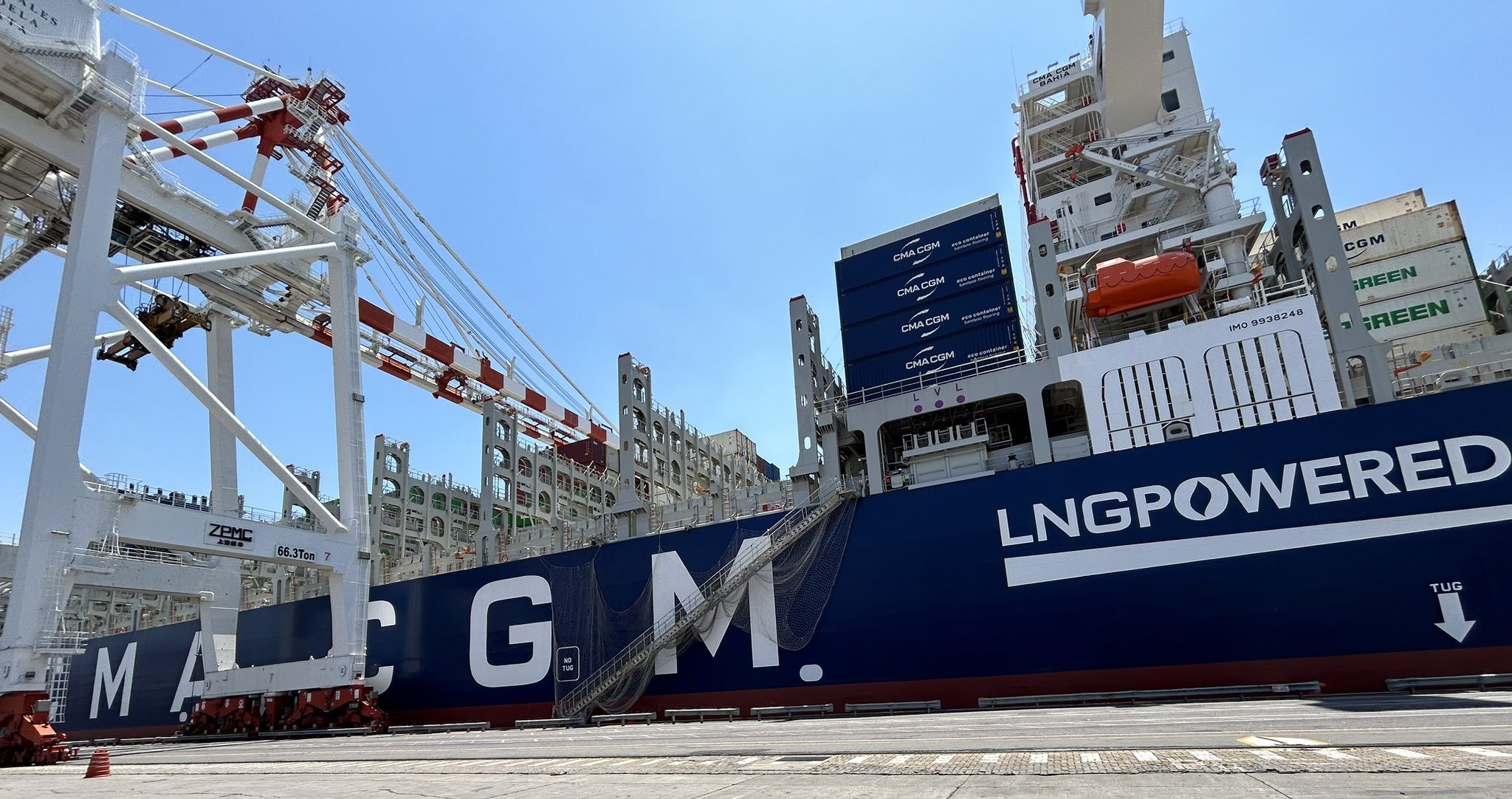 CMA CGM: Por primera vez un buque de carga con propulsión a base de gas ...